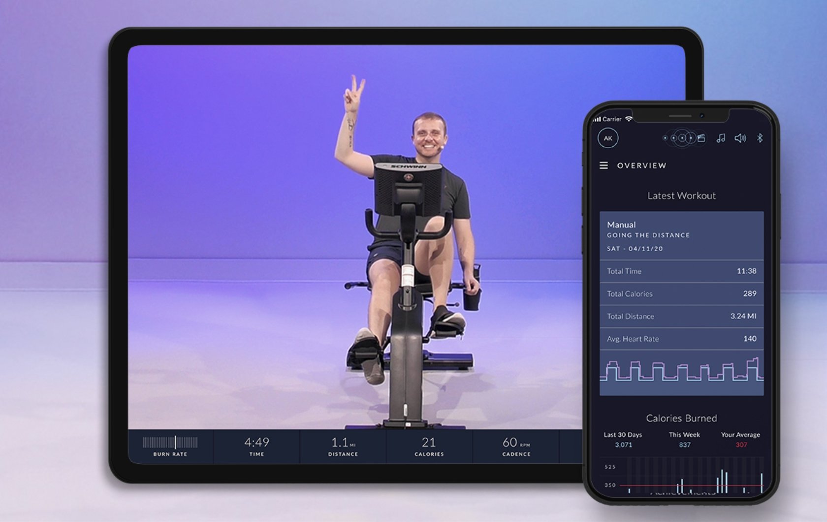 590R Recumbent Bike - A comfortable ride that connects with your JRNY ...